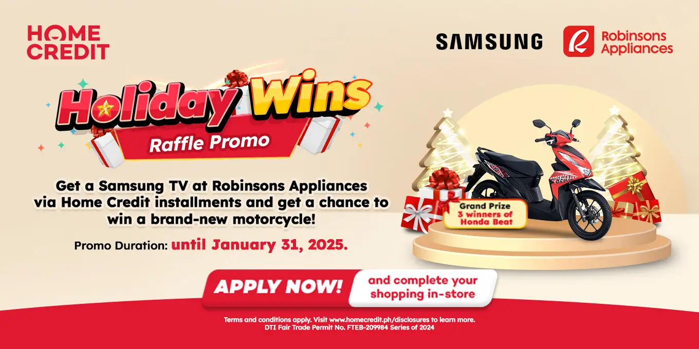 Robinsons Appliances Holiday Wins Raffle Promo